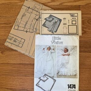 Vogue | Office | Vtg 7s Vogue Infant Sewing Pattern Uncut | Poshmark